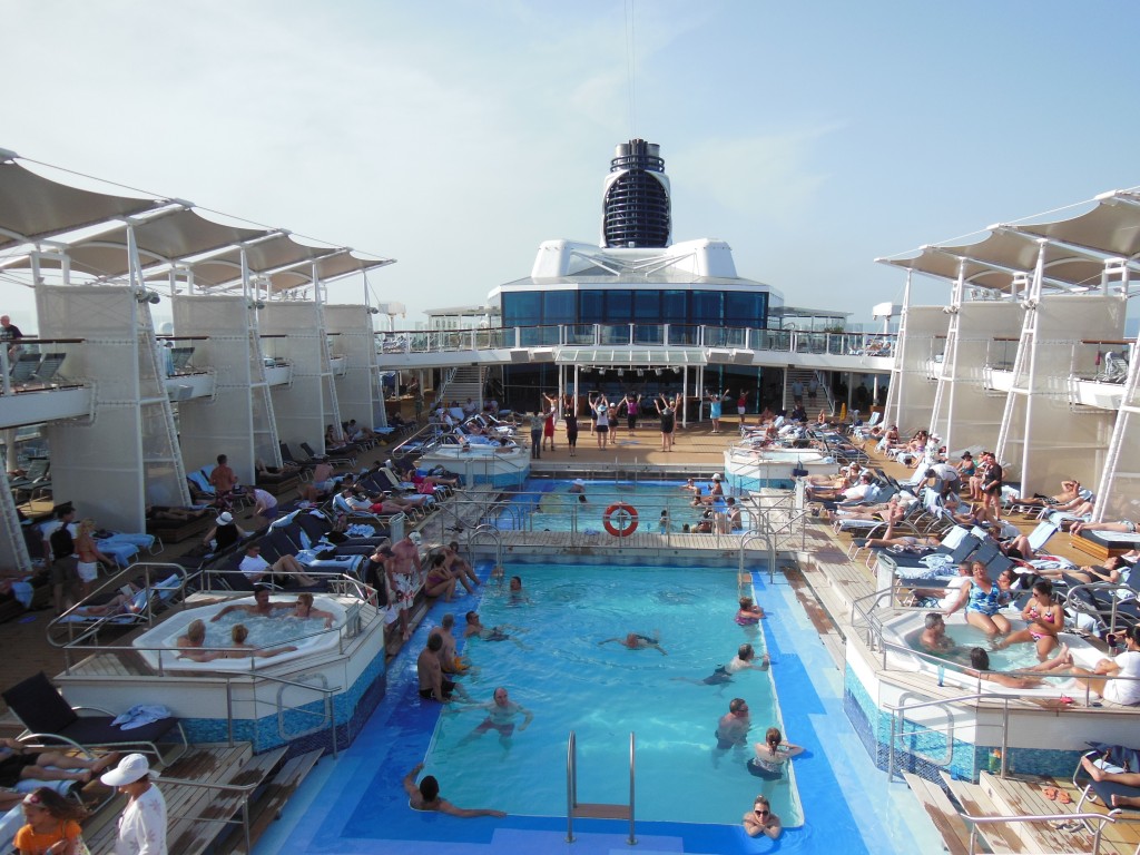 Pool Deck aboard the Celebrity Reflection | Sandra Bornstein